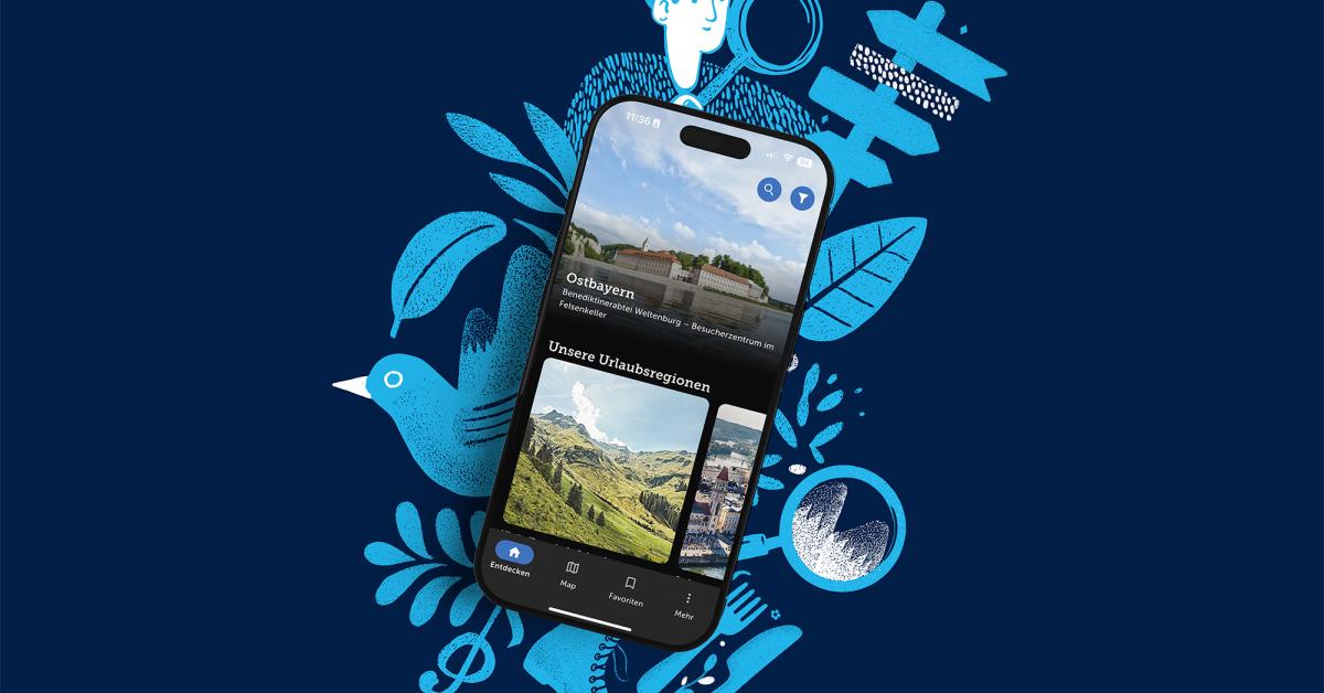 entdecke.bayern App | Kostenlos mit über 50.000 Tipps